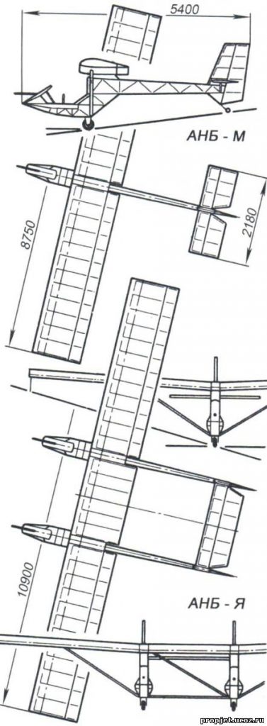 ANB-M PART103 SAILPLANE – PLANS FOR HOMEBUILD – FULL METAL PRIMARY ...
