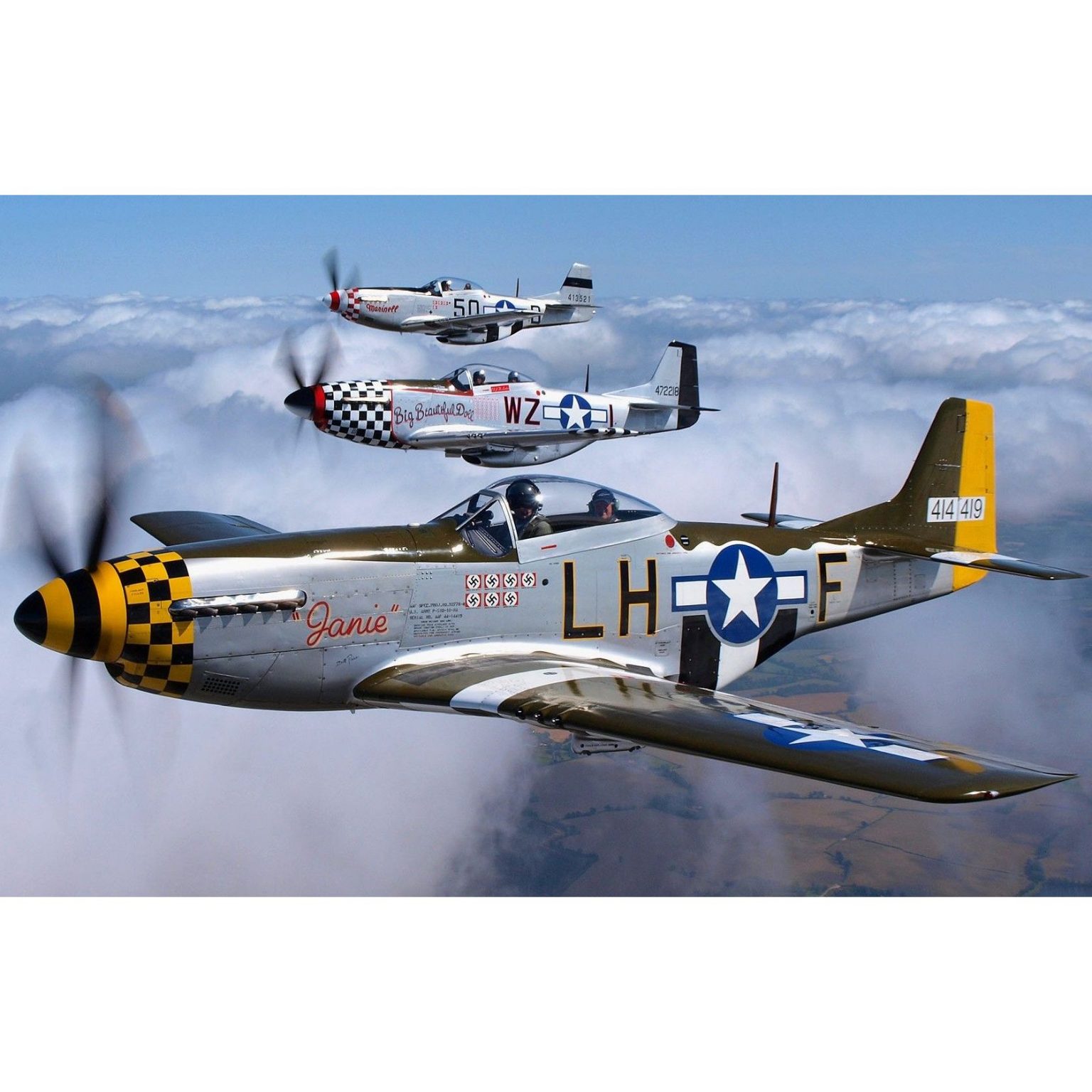 P-51 MUSTANG (B,C,D,H,K) NORTH AMERICAN - BLUEPRINTS, MANUALS AND DATA ...