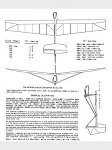 SUPER FLOATER – PART103 ULTRALIGHT SAILPLANE PLANS FOR HOMEBUILD SIMPLE ...