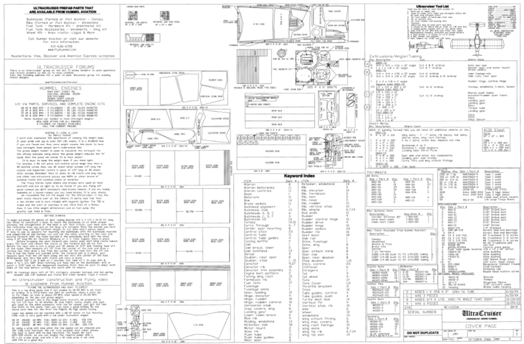 HUMMEL ULTRACRUISER - PLANS AND INFORMATION PACK FOR HOMEBUILD WV ONE ...