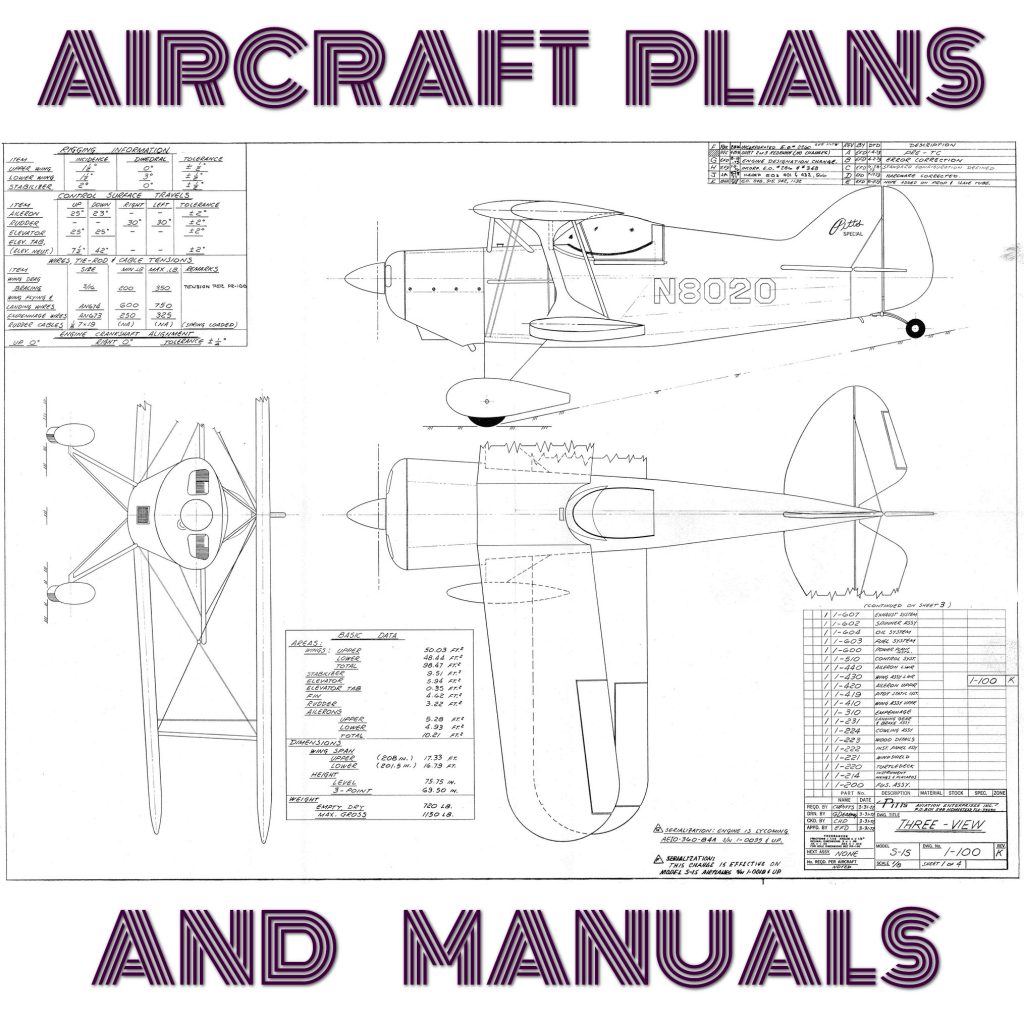 plans, video courses, and books for aviators
